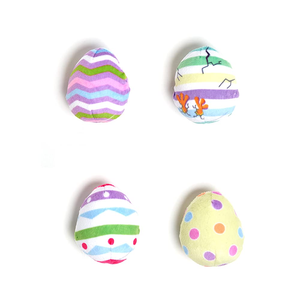 Cuddle Barn - Basket of Eggs - Chick | Easter Basket Stuffer Animated Animal Plush Toy Chick Holds Basket of Plush Eggs and Twirls Around to Bunny Hop, 10 inches