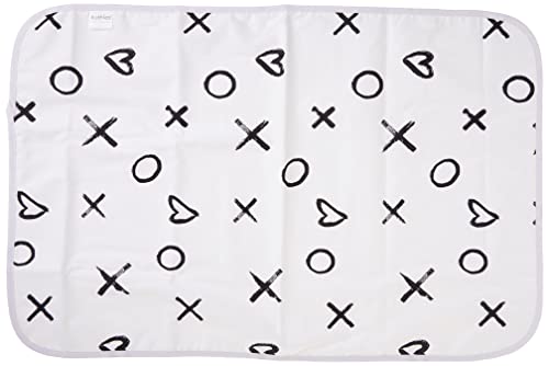 Kushies Deluxe Change Pad Flannel, XO Black & White (P210-639)