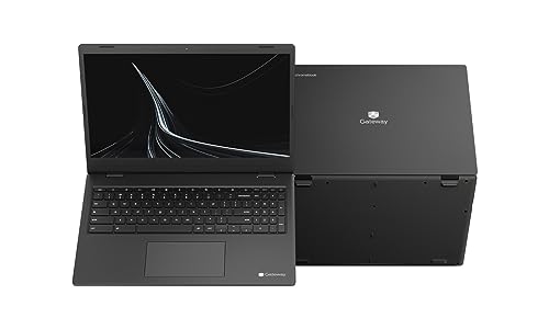 Gateway 15.6 HD Chromebook in Onyx Gray Intel Quad Core up to 3.3Ghz 4GB DDR4 128GB SSD Tuned by THX Audio HDMI Webcam Chrome OS (GC415 - Renewed)