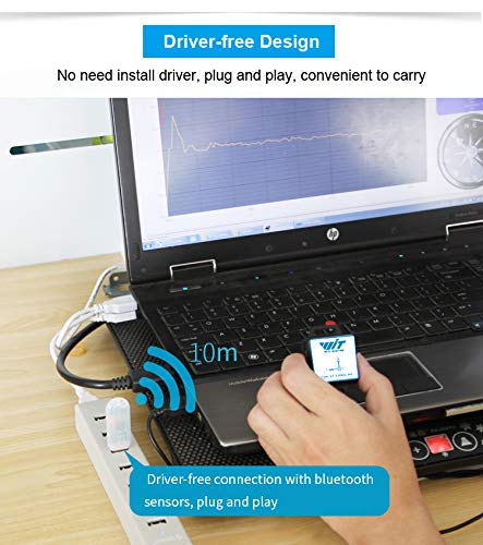WitMotion USB-HID Wireless Bluetooth 2.0 Adapter, HID Tech, BT-02 Chip【CH340 Driver, Anti-Dust, Small-in-size, Plug & Play】Bluetooth Dongle for WITMOTION Bluetooth 2.0 Sensors (BWT61/BWT61CL/BWT901CL)
