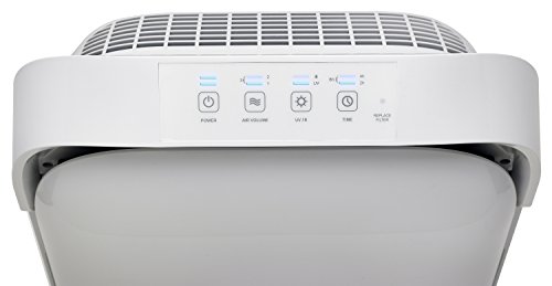 Germ Guardian AC9200WCA 27β 3-in-1 True HEPA Filter Air Purifier for Home, Large Rooms, UV-C Sanitizer, Filters Allergies, Smoke, Dust, Pet Dander, Pollen & Odors, 3-Yr Wty, GermGuardian, White