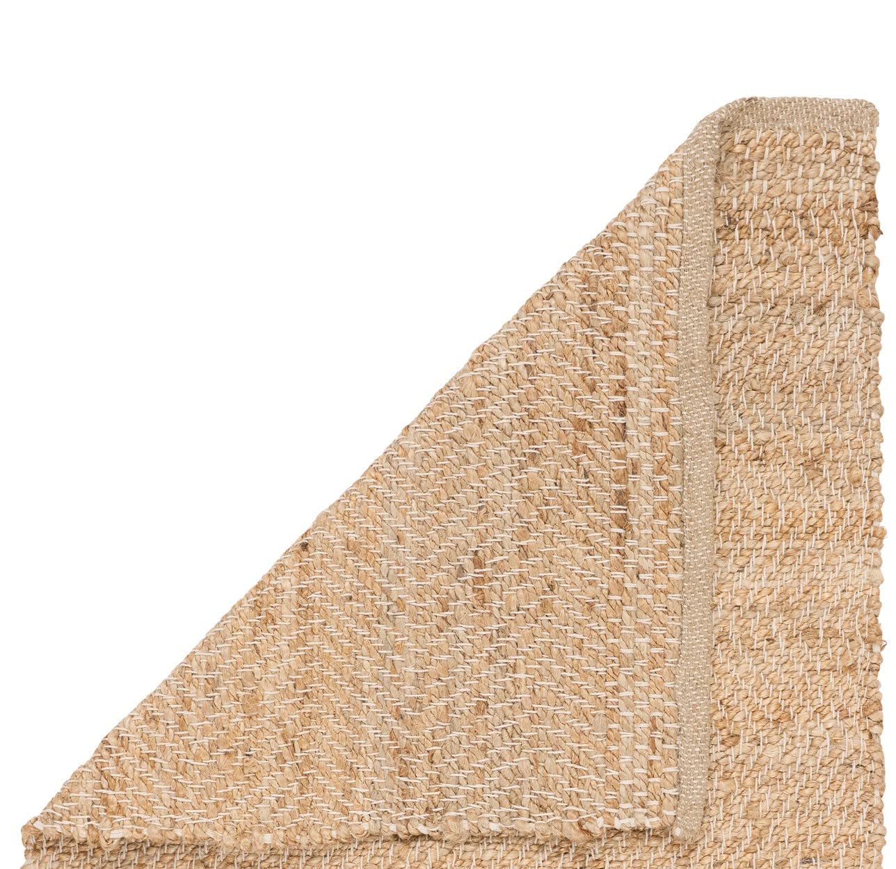 Nautica - Textured Jute Handmade | Modern Home Décor | Accent Rug | Measures - 27" x 45" | Natural