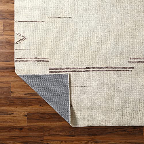 Livabliss x Becki Owens Rivi Moroccan Area Rug , 5'3" x 7', Cream/Charcoal