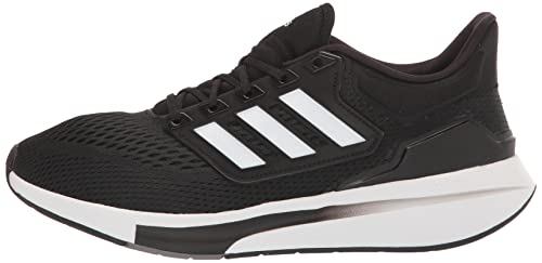 adidas Men's EQ21 Running Shoe, Black/White/Grey, 10.5