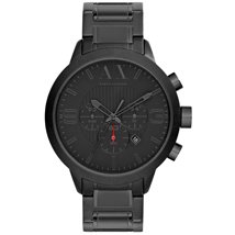 A|X Armani Exchange Men's Chronograph Black Stainless Steel Watch (Model: AX1277)