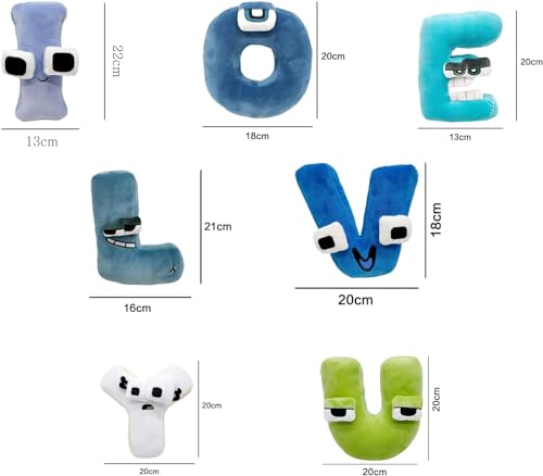 Alphabet Plush,26 Pcs Animal Toys,Fun Stuffed Alphabet Plush Figure Suitable for Giving Fans