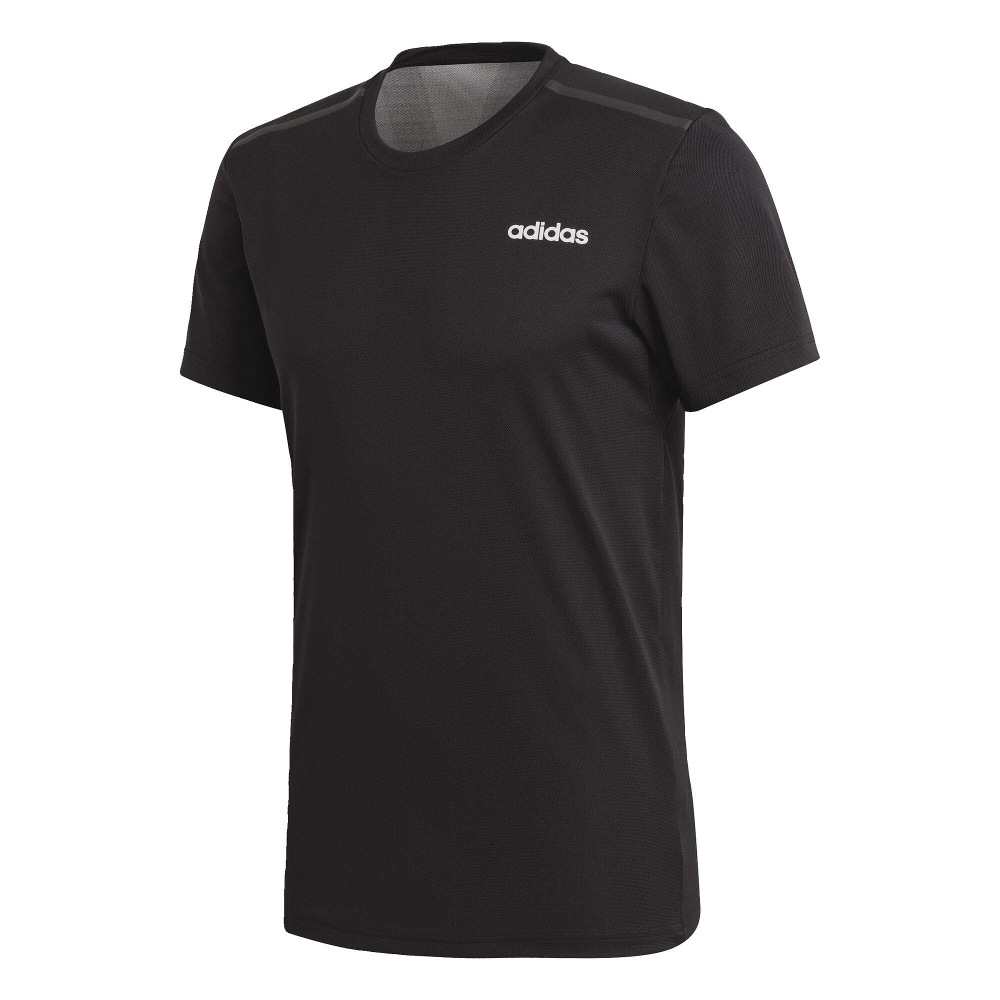 adidas Enhanced Motion Tee, Black/White, X-Small