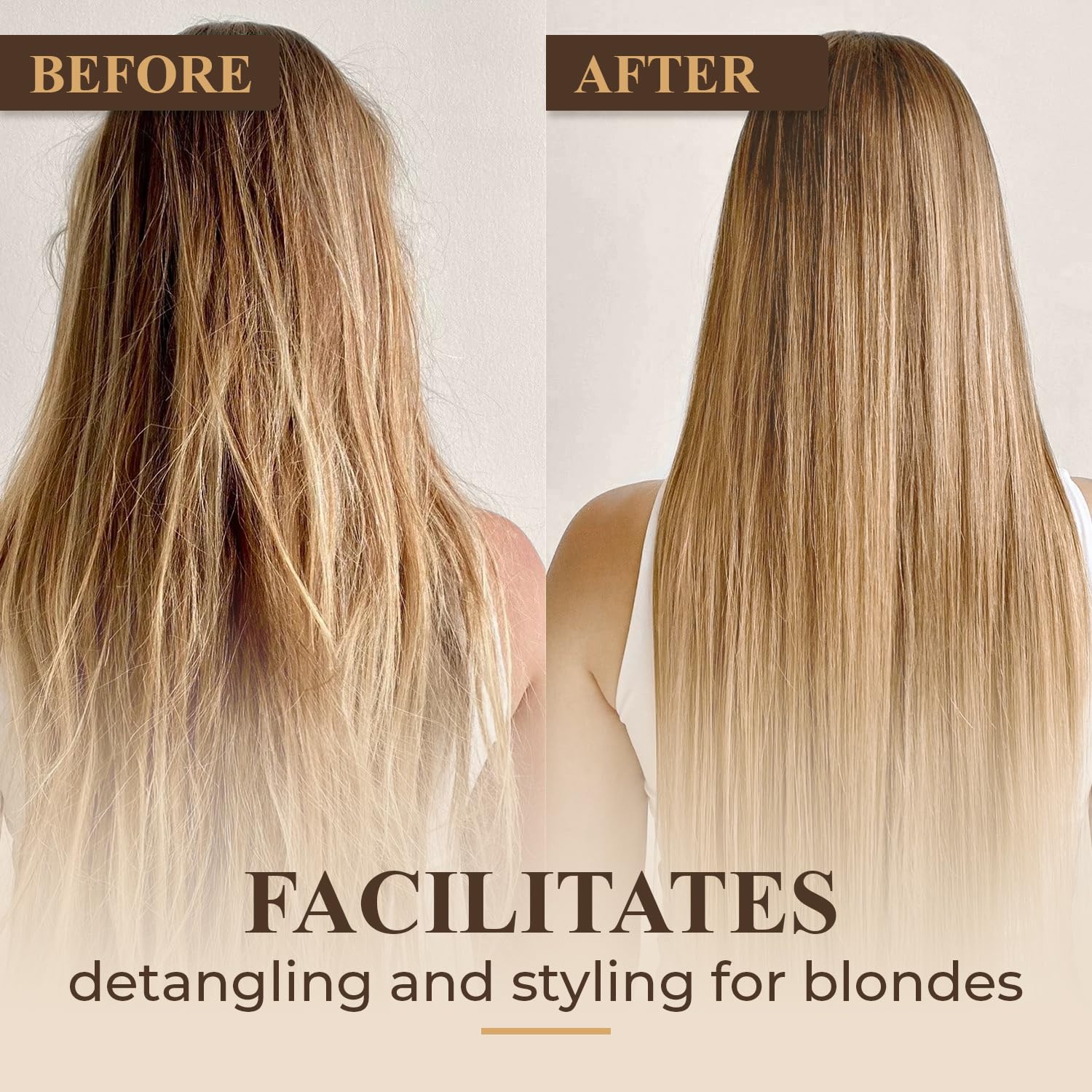Intea Hair Mask for Blonde, Dyed or Rinsed Hair - 8.3 oz - Restores Damaged Highlights - Paraben and Ammonia Free - With Chamomile Extract