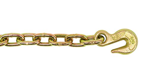 Mytee Products 2 Ton Snatch Block with Chain Flatbed Tow Truck Rollback Wrecker Car Carrier Cable
