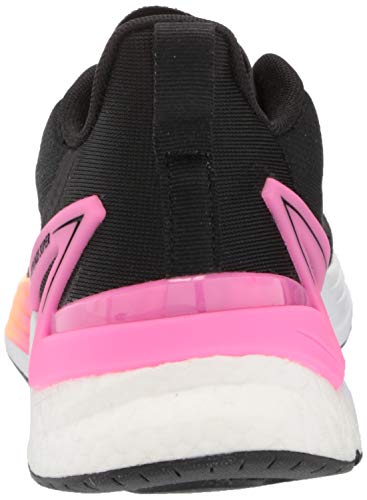 adidas Women's Response Super Running Shoes, Black/Black/Hi-Res Yellow, 8.5