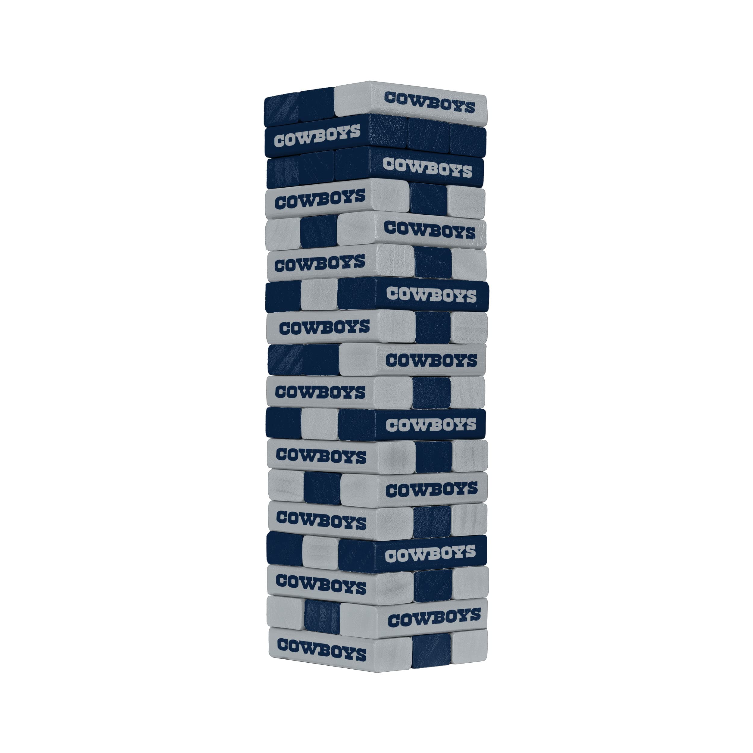 FOCO unisex adult NFL Team Logo Stackable Blocks Game, Team Color, 9-864 US