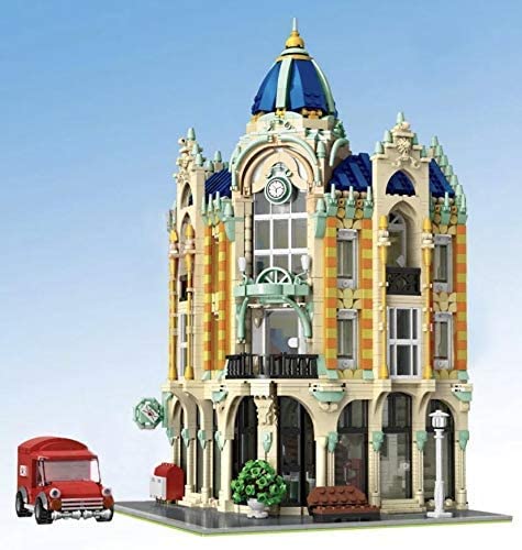 General Jim's Corner Post Office Modular Building Set - 3-Story Design with Post Office, Art School, Pottery Studio, Red Mail Truck & Realistic City Details for Architecture Lovers