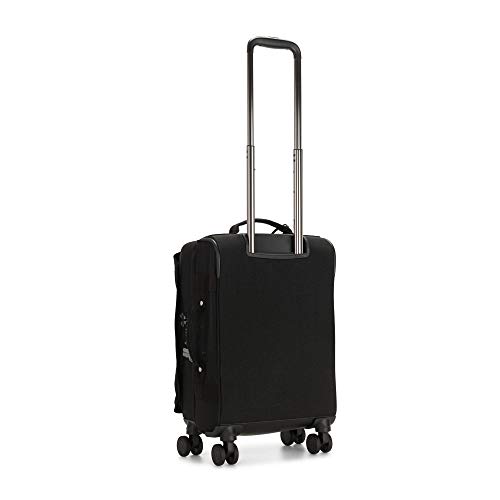 Kipling Women’s Spontaneous 31-inch Softside Spinner Wheel Luggage, Integrated TSA Accepted Lock, Black Noir, Carry-On 21