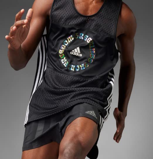 adidas Men's Running Break The NORM Tank TOP Black Size XL