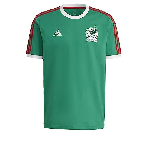 adidas Mexico 3-Stripes Tee Men's, Green, Size M