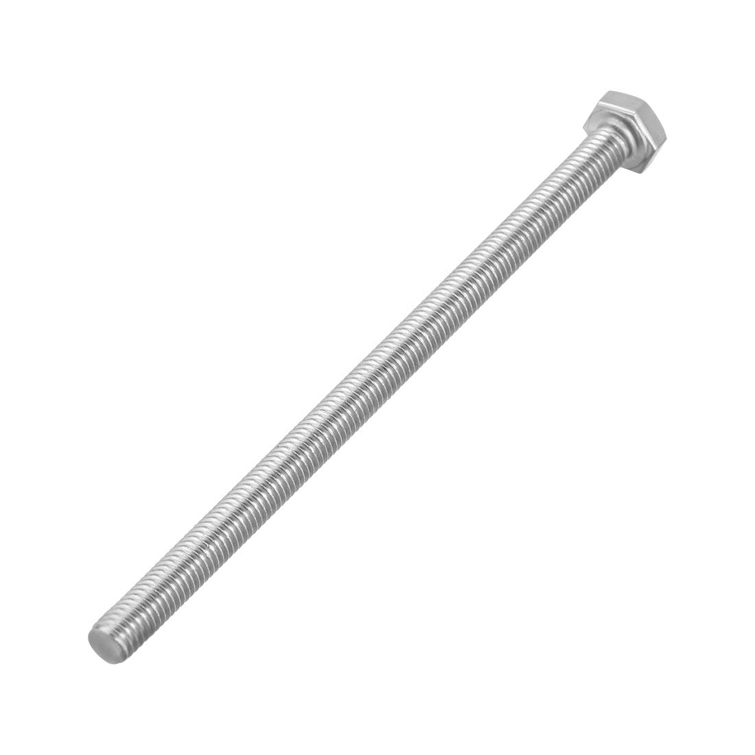 uxcell M6x100mm Hex Bolts 304 Stainless Steel Hexagon Screw Bolt 5pcs