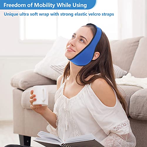 Hilph Bundle of Jaw Ice Pack + 2 Pack Foot Ice Pack Socks