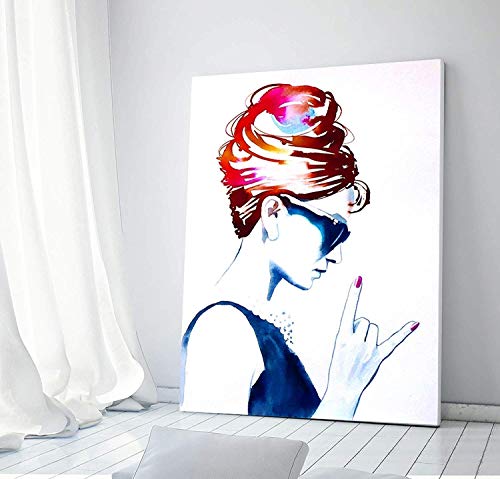 Audrey Rocks Wall Decor - Unique Contemporary Art For Salon - Nail, Beauty & Hair Salon Decor
