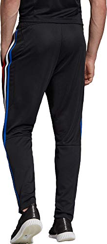 adidas Men's Tiro 19 Pants, Black/Power Red/White, Medium