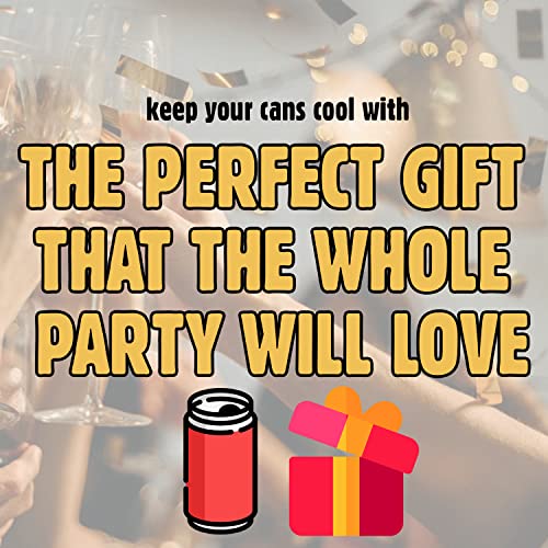 Cheers to 5 Years Can Cooler - 6 Pack, Insulated Thermocooler, Black with Gold Text, 5th for Him or Her, Party Favor, Fade-Resistant (5th Anniversary)