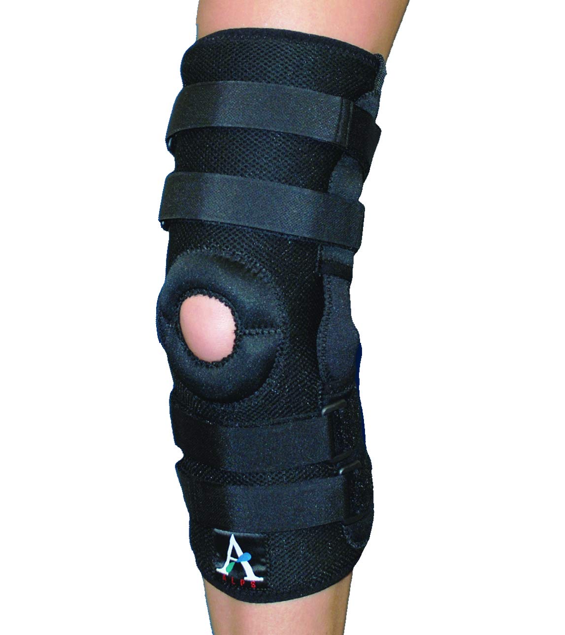 ALPS Coolfit Extended Knee Brace, Prevent or Reduce Severity of Knee Injury, Soft and Breathable, Pull On with Adjustable Hinges, X-Large Size