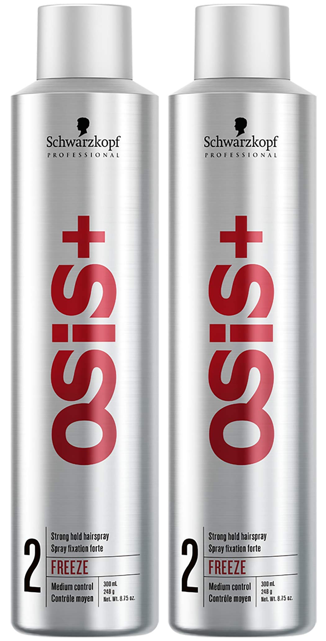 OSiS+ FREEZE FINISH Hairspray, 10.1-Ounce (2-Pack)