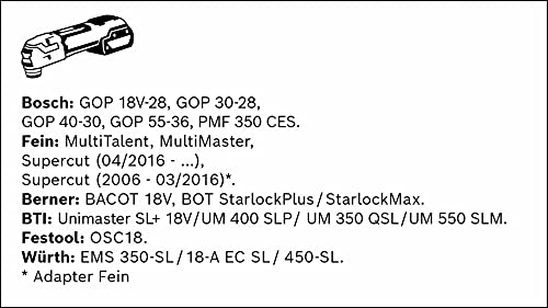 Bosch 2608662558 Plunge Cut Saw Blade"Paiz 32 Apb" of Bi-Metal