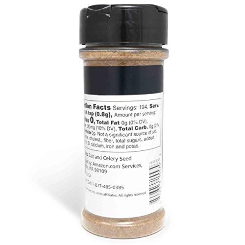 Amazon Brand - Happy Belly Celery Salt, 5.5 ounce (Pack of 1)