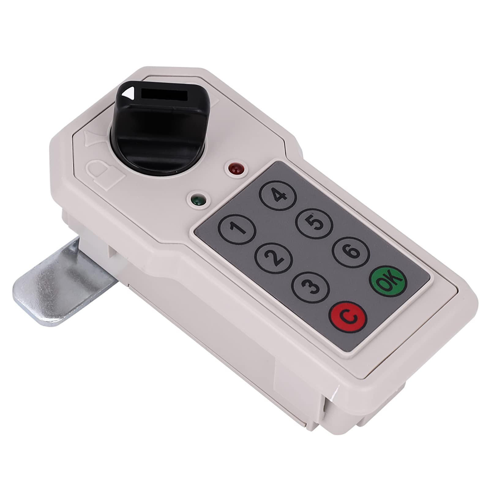 6 Digital Code Combination Cabinet Cam Lock,Password Safe Lock with Keys for Door Cabinet Drawer