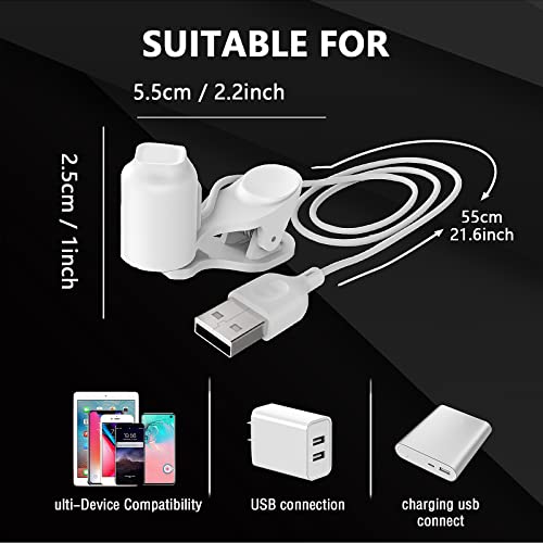 Auto Clicker for Phone Automatic Phone Screen Tapper, Simulated Finger Clicking USB Simulator for Gaming, Shopping, Giving a Like in Tiktok, Lightning Deal, Live Broadcasts, Reward Tasks (White-X)