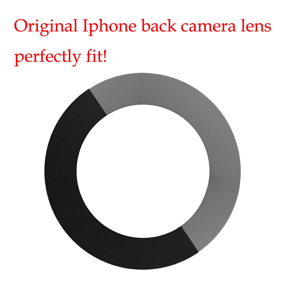 Afeax OEM Rear Back Camera Lens Replacement for iPhone XR A1920, A2097 Original with Ahesive and Repairing Tool(2 Pack