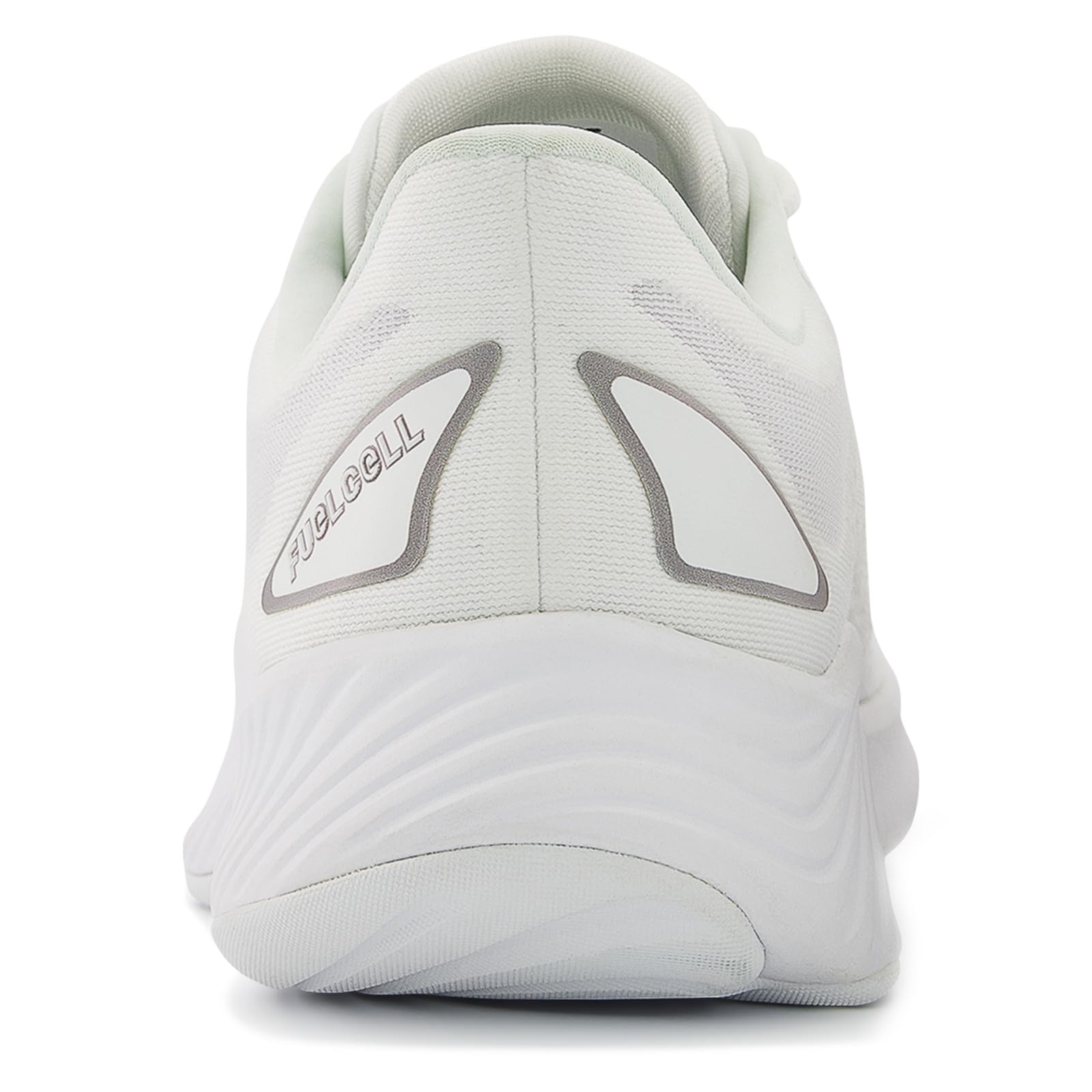 New Balance Men's FuelCell Prism V2 Running Shoe, White/Dark Silver Metallic/Black Metallic, 11 Wide