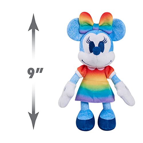 Disney Standard Pride Small Plush – Minnie Mouse, Just Play, Kids Toys for Ages 2 Up, Amazon Exclusive by Just Play