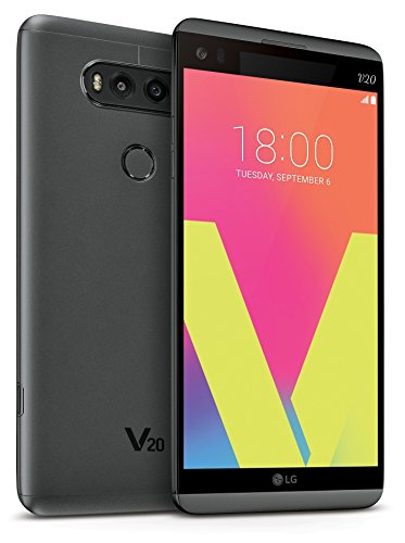 LG V20 H910a 64GB 5.7" IPS LCD Display Android Smartphone w/ Dual Rear Cameras (16MP+8MP) - Carrier Unlocked for all GSM Carriers Worldwide (Titan Gray)