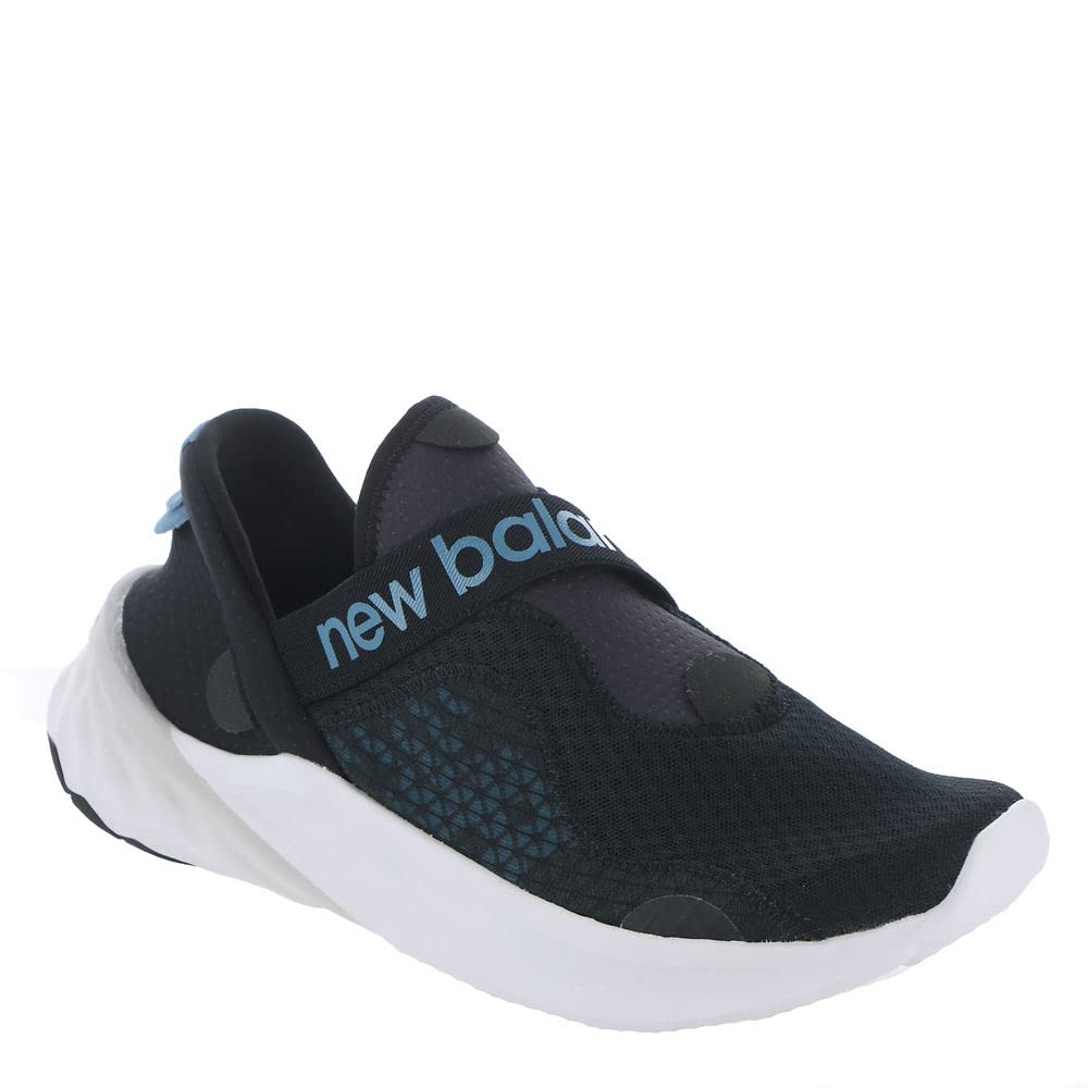 New Balance Men's Fresh Foam Roav RMX V1 Running Shoe, Black/White, 9.5