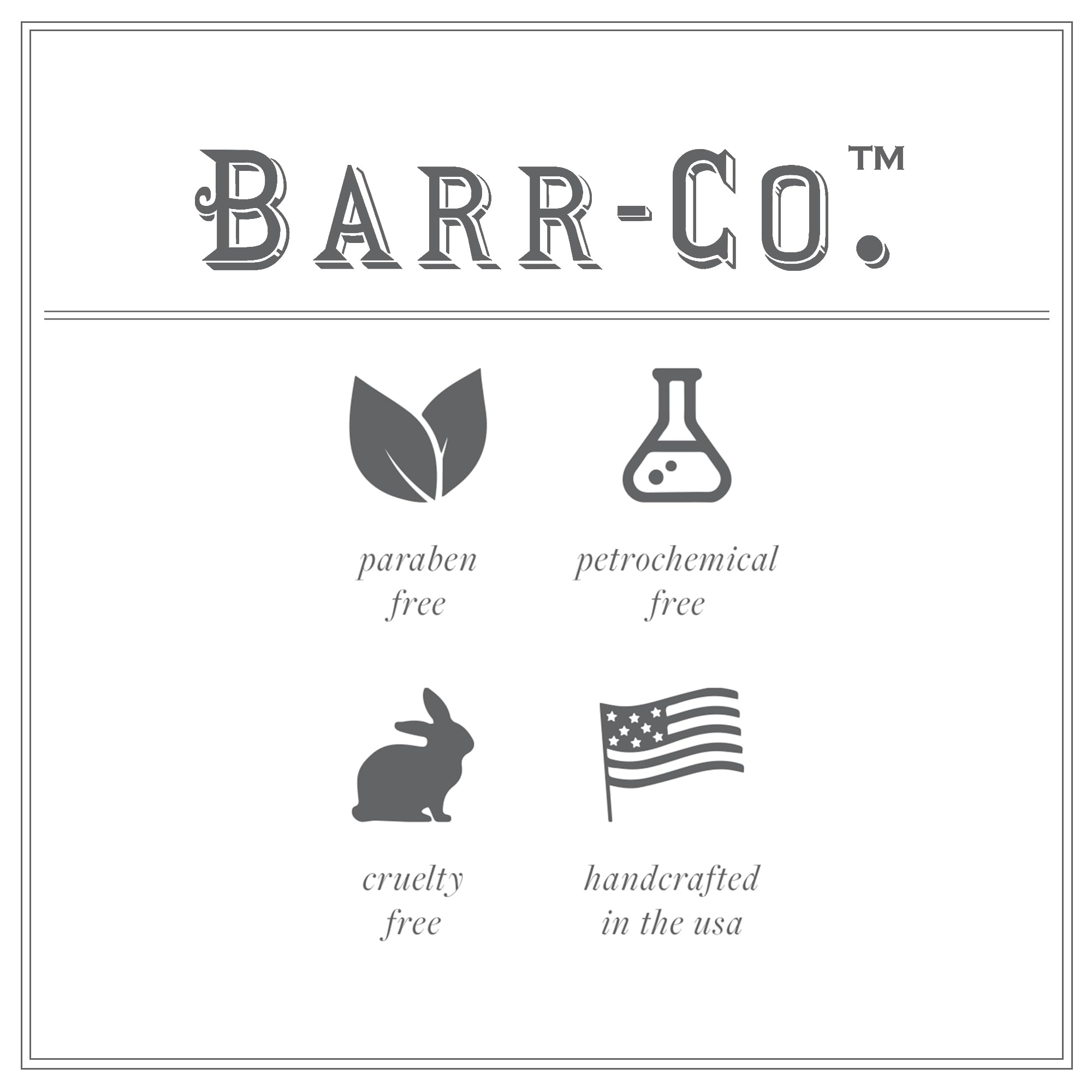 Barr-Co. Fir & Grapefruit Apothecary Jar Candle, Bright Woody Citrus, 100% Vegetable & Soy Wax Candles for Home, 120-Hour Burn Time, Clean Burning Candles, 20 oz