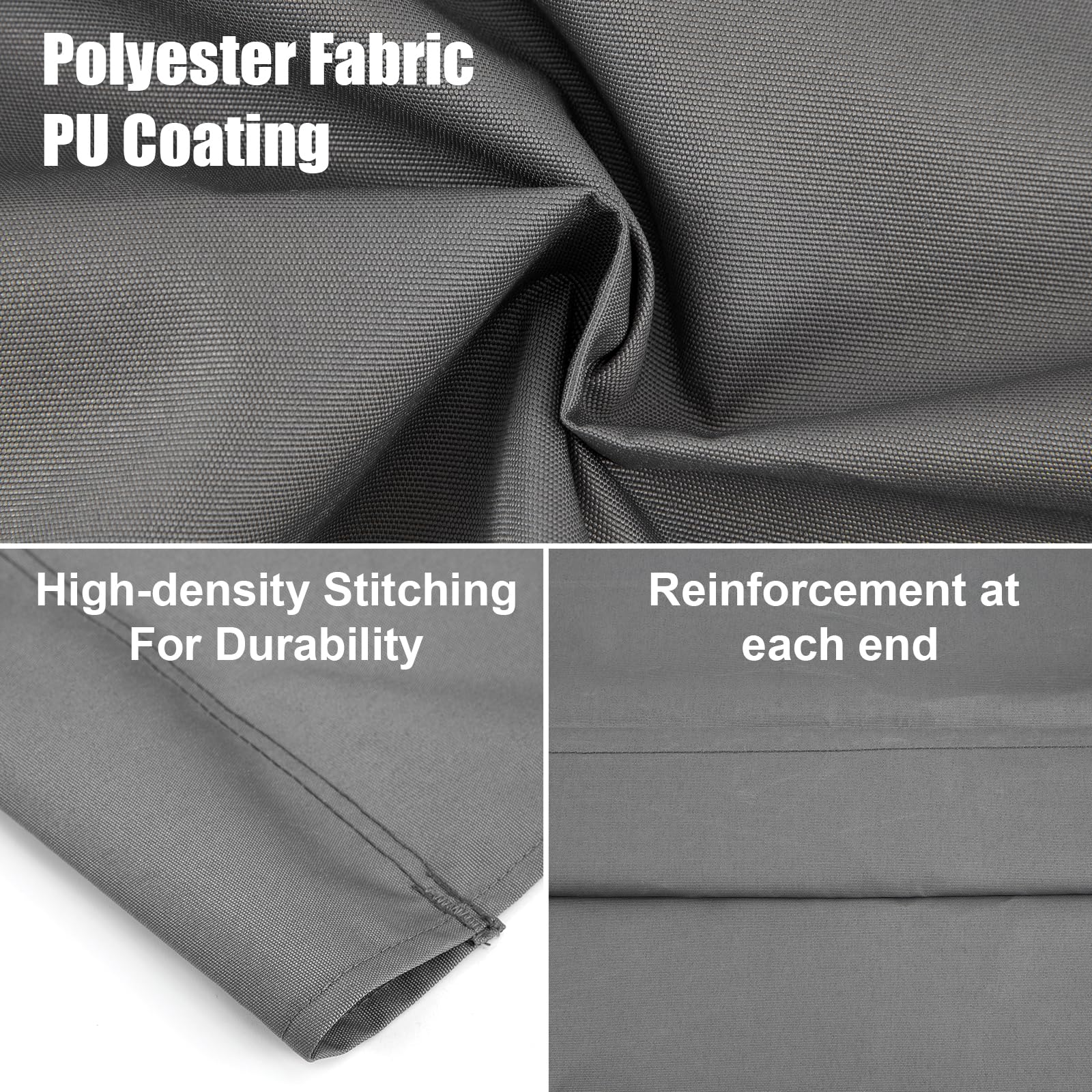Baizoy Porch Patio Swing Seat Cover Replacement,600D Thickened Oxford Waterproof Swing Replacement,Cushion Protection,Outdoors Covers Seater for Bench,Seats Swings 3-Seat Garden Yard Canvasm Seating