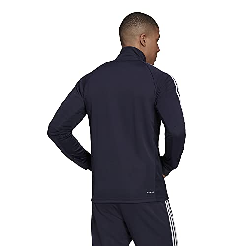 adidas Men's AEROREADY Sereno Cut 3-Stripes Slim Track Top, Legend Ink, Large