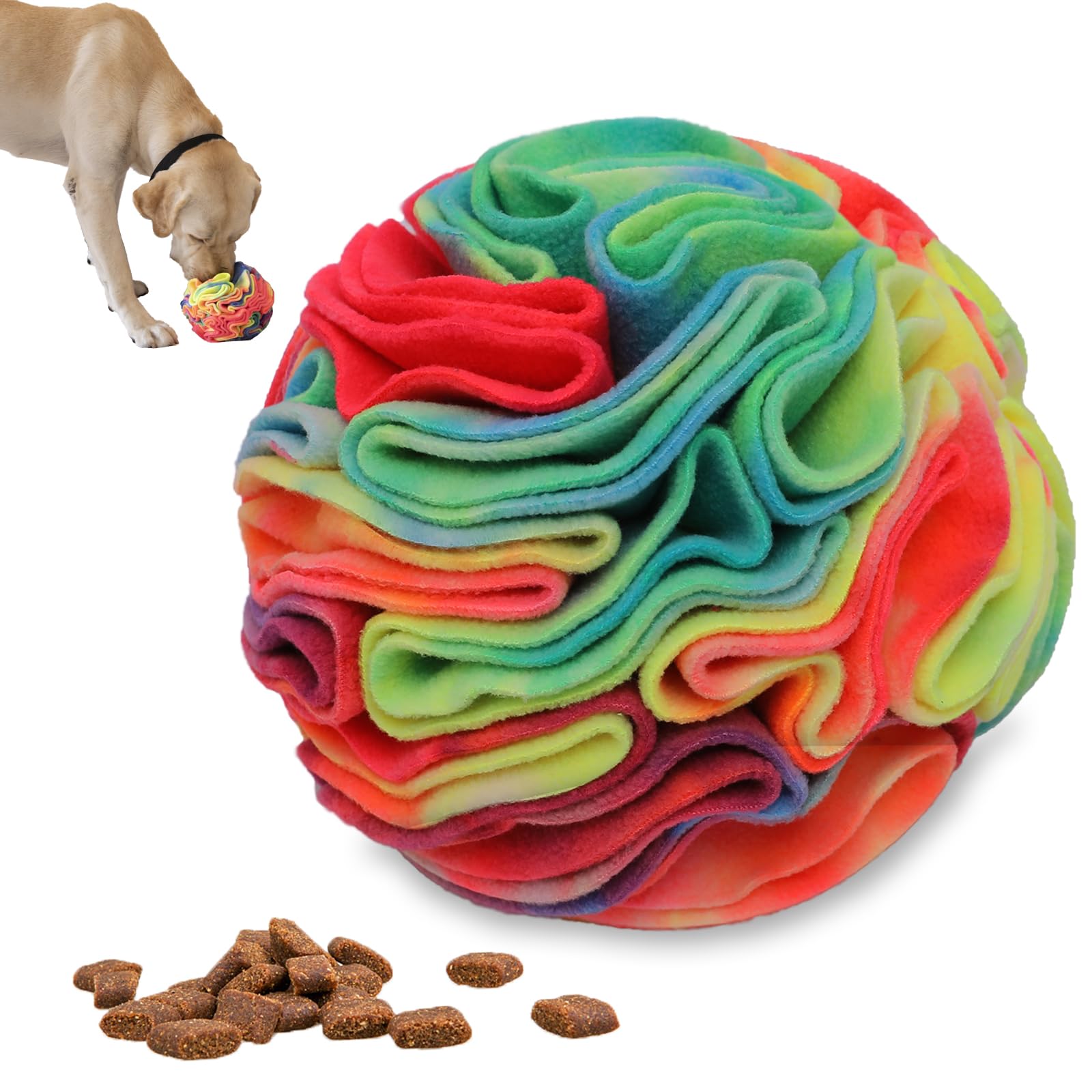 Ablechien Snuffle Ball for Dogs, Slow Down Eating, Dog Enrichment Toys, Sniffle Interactive Treat Game, Enhance Sniffing, Dog Snuffle Puzzle Toy…