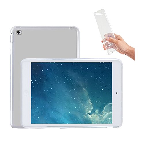 iPad Air II TPU Bumper Case, Ultra-Thin Flexible Silicone Gel Protective Case Cover for 9.7 inch iPad Air 2 - Crystal Clear