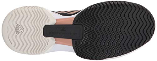 adidas Women's ASMC Barricade Boost Tennis Shoe, Black/Copper/Orbit Grey, 6.5