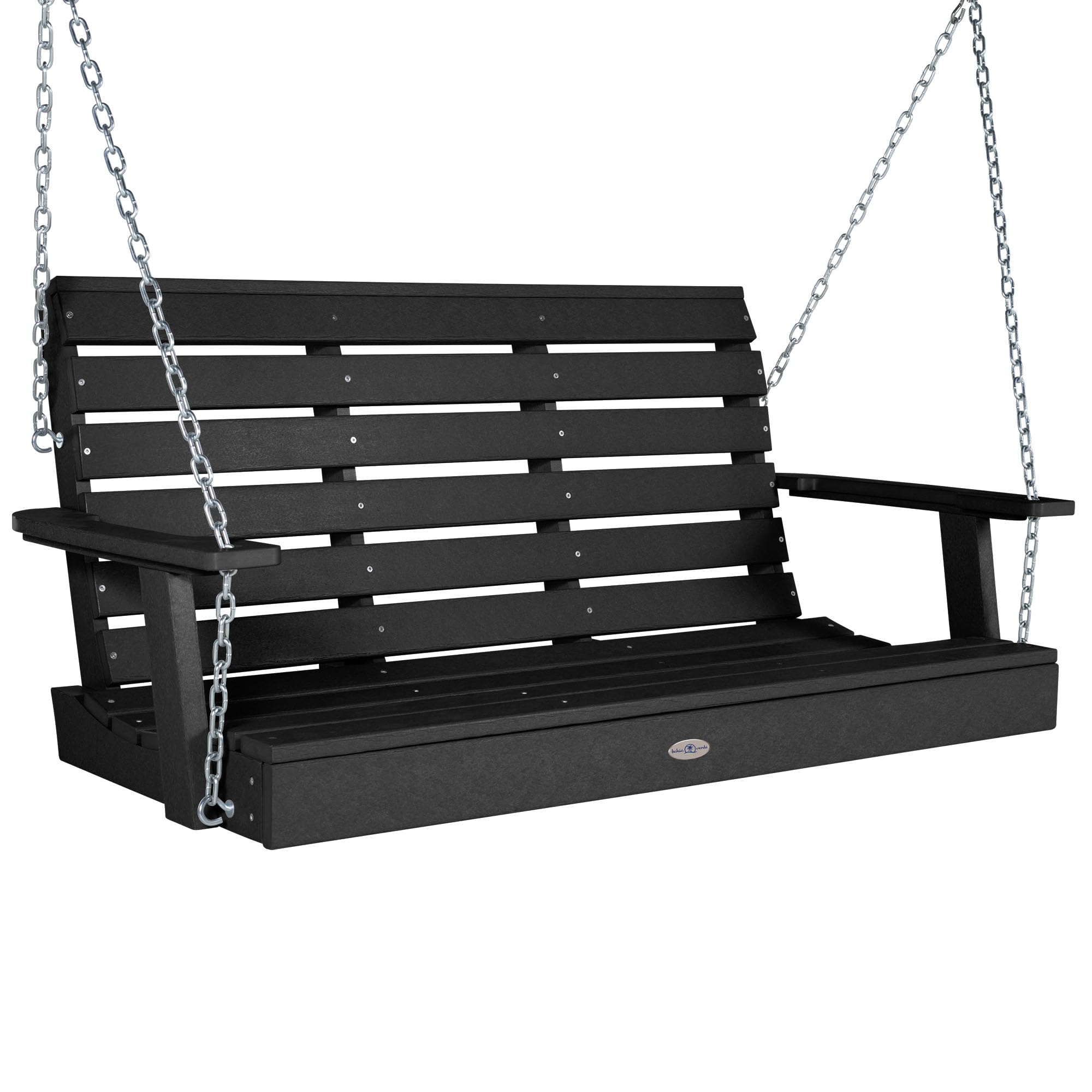 Bahia Verde Riverside Porch Swing 4ft, Black Sand