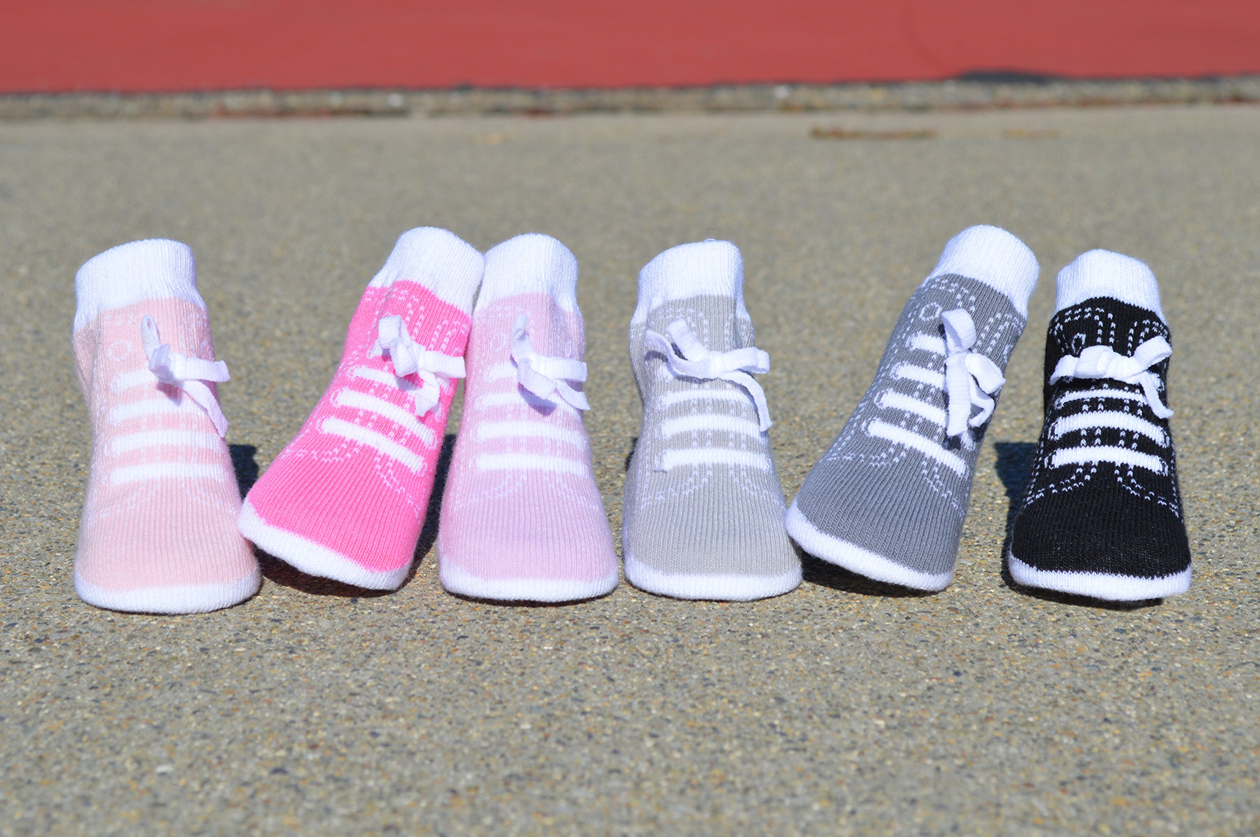 Trumpette Baby Girls Sock Set-6 Pairs, Jenny's-New Assorted Pastels, 0-12 Months