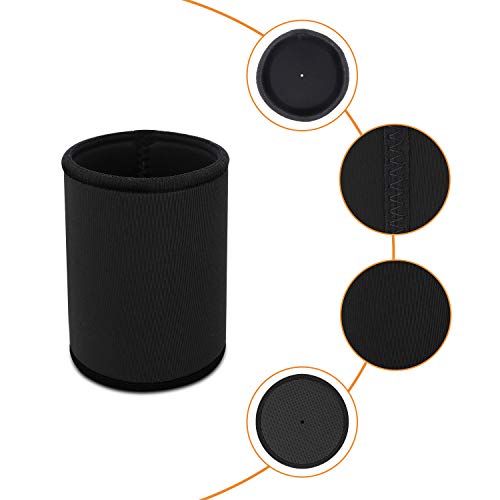 Insulated Beer Can Cover Sleeve Cooler,Neoprene with Stitched Fabric Edges (All Color 6-Pack)