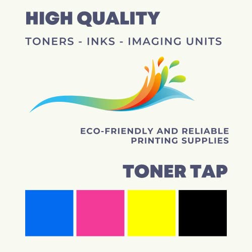 Toner Tap High Yield for Ricoh Aficio MP C3003 C3004 C3004SP C3503SP C3504 (4 Pack Bundle) 841813 841816 841815 841814 Compatible Replacements