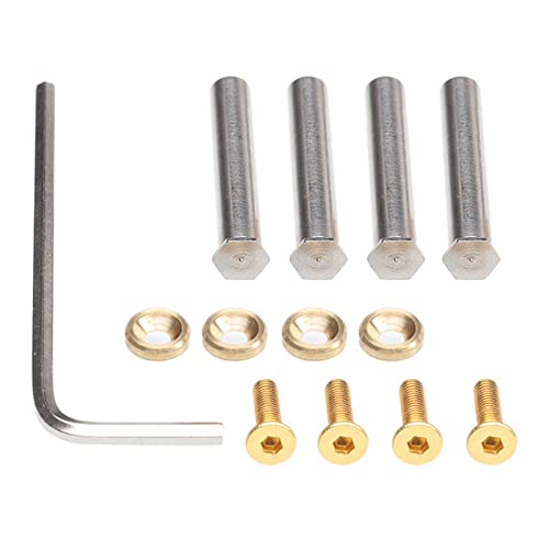 balikha 12 Pieces Computer Case Cooling Fan Mount Screws Nut Kit, DIY Modified Chassis Heat Dissipation