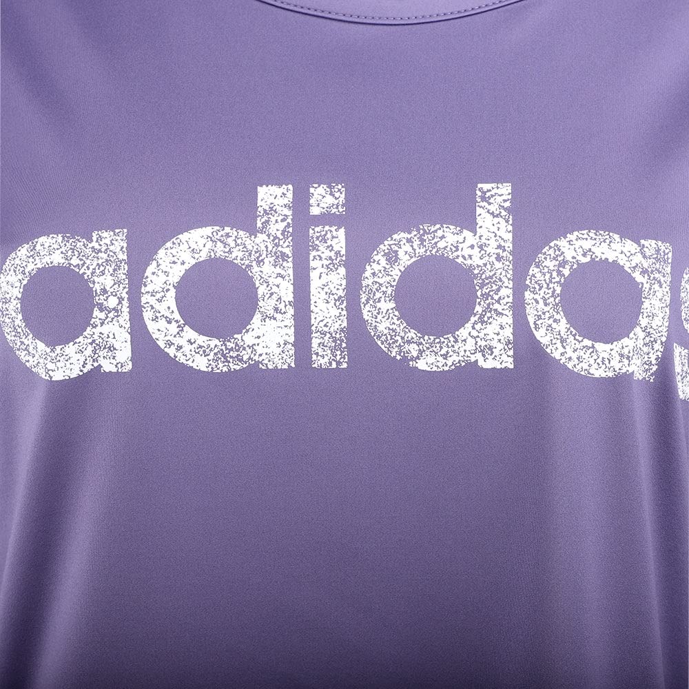 adidas Women's Tee Tech Purple/White Large