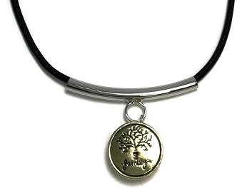 My Prime Gifts Snap Jewelry Pendant & Necklace Black Leather Length 18-20" Holds 18-20mm Standard Snaps