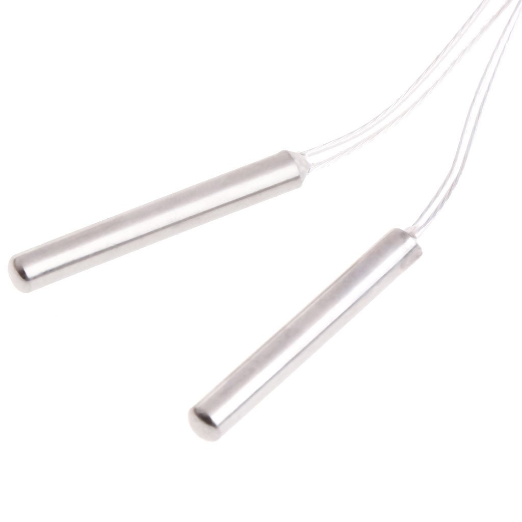 Abnana 2X 2m PT1000 Probe 4mm30mm RTD Platinum Resistance Sensor 2 Wires Thermocouple