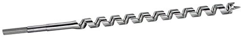 Irwin Tools 47010 Power Drill Power Pole Auger Bits, 7/16" Shank, 5/8" Diameter, 29" Total Length, Single